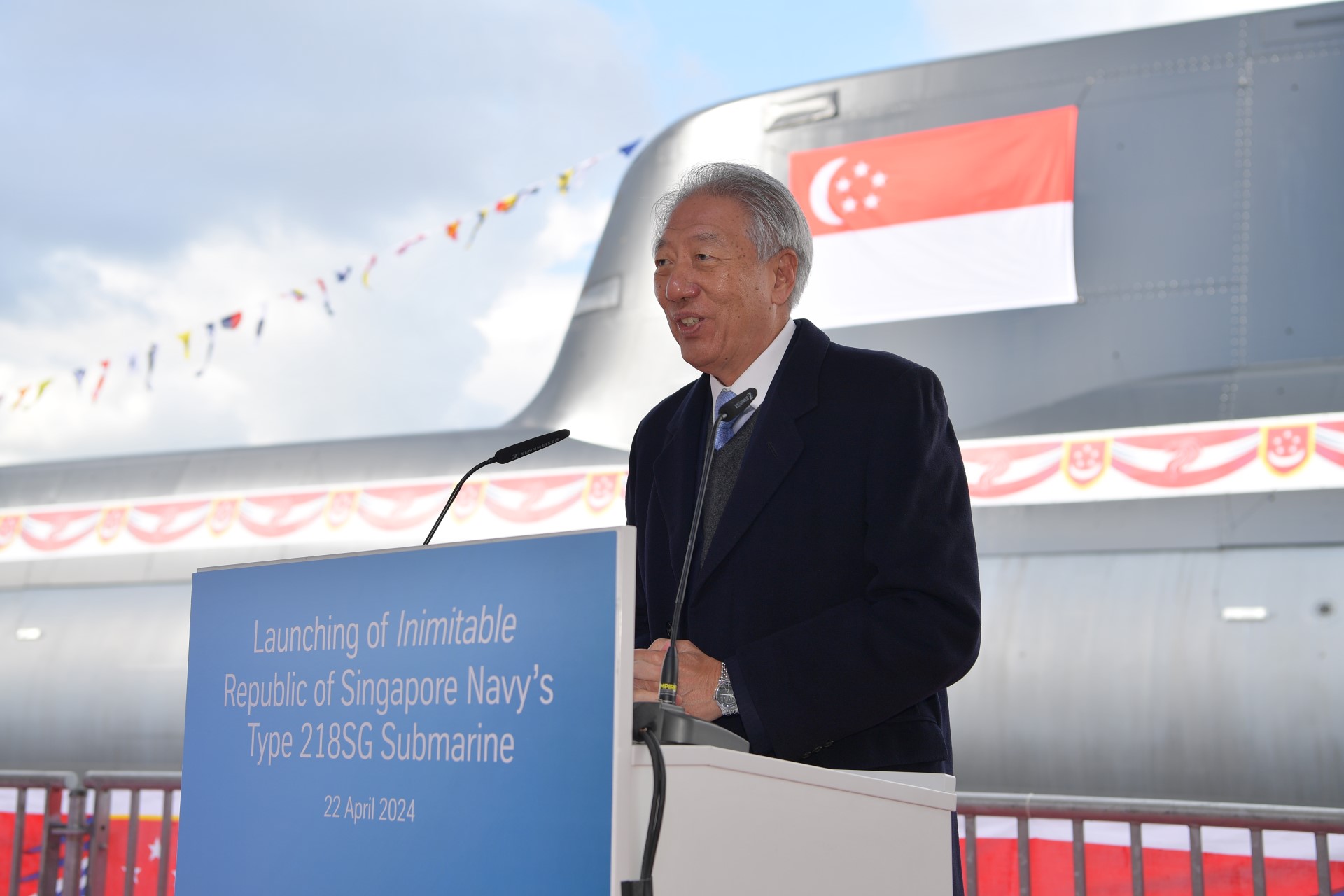 Senior Minister and Coordinating Minister for National Security Teo ...