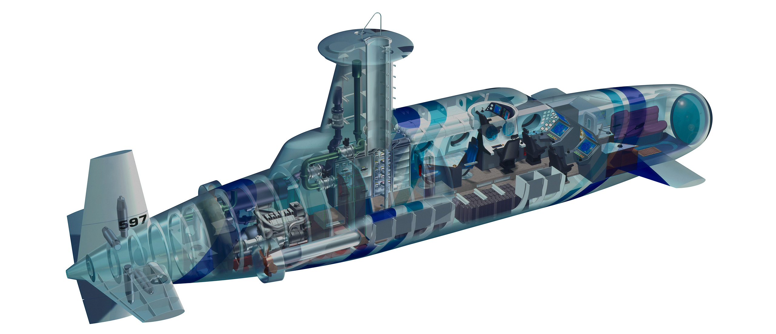 New generation of combat submarine launched by Ocean Submarine are not ...